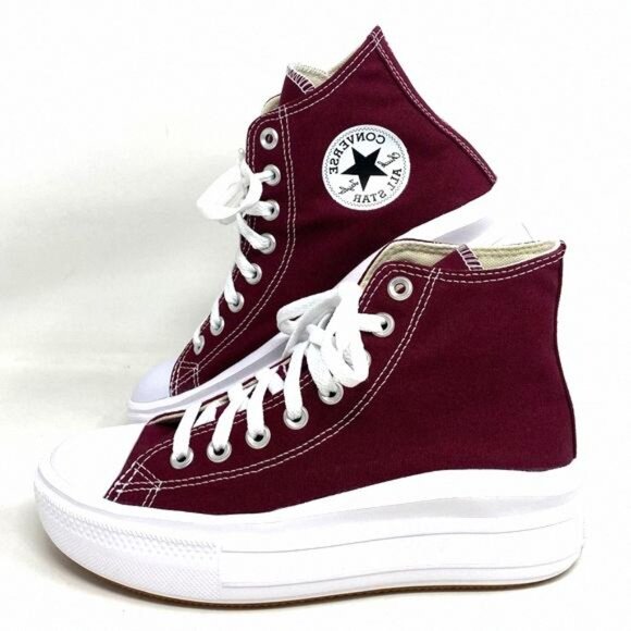 Converse | Shoes | Converse Chuck Taylor Move Platform High Top Red ...